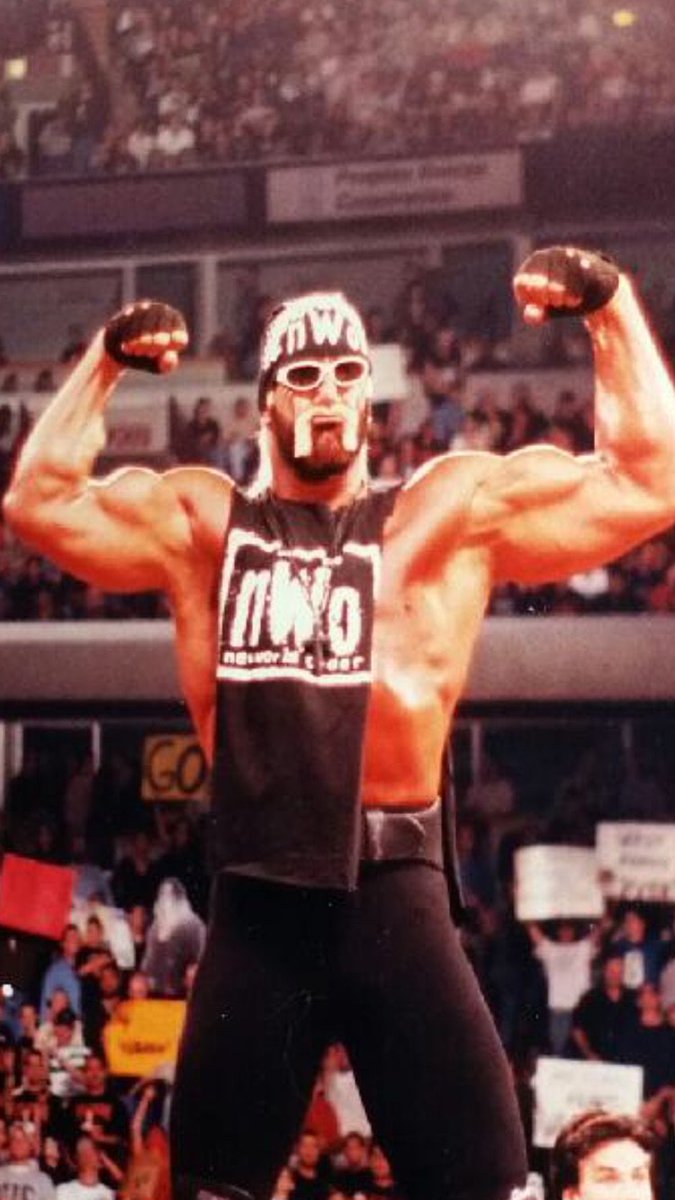 Hulk Hogan Flexing Biceps