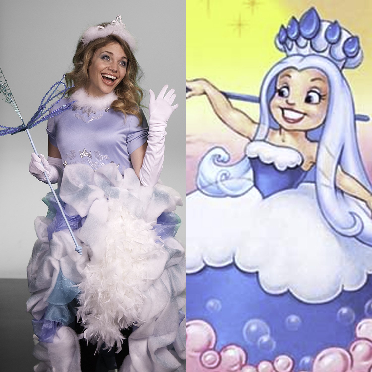 Candyland Characters Queen Frostine Costume