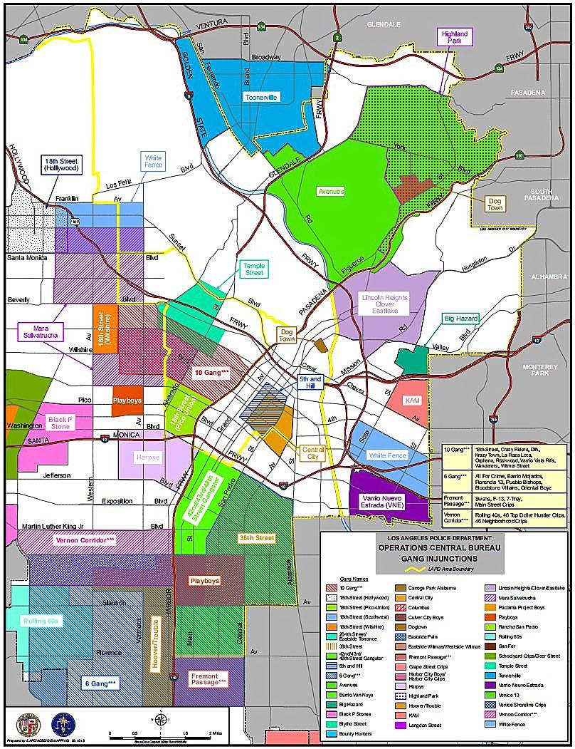 Los Angeles Gang Map Neighborhood Orange County Gang Map | TikTok