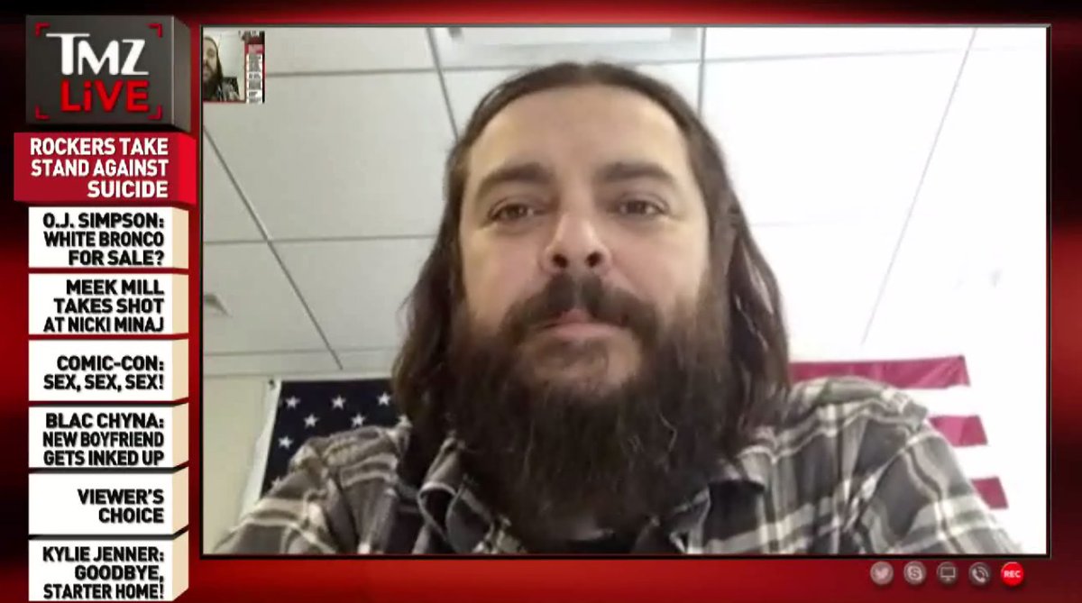 TODAY at 1, Shaun Morgan from SeetherOfficial is joining TMZLive to ...