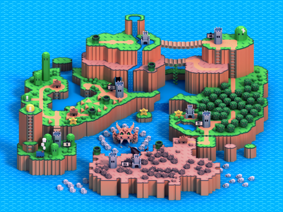 Supermario World Map by Big_Brawls : r/imaginarymaps