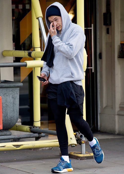 Harry Styles Working Out
