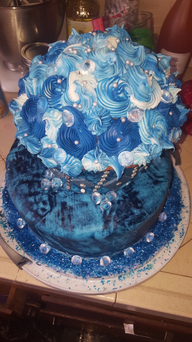 Denim And Diamonds Cake