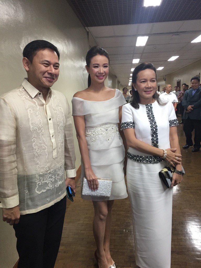 LOOK: Sen. Grace Poe and Sen. Sonny Angara with wife Tootsie | via ...