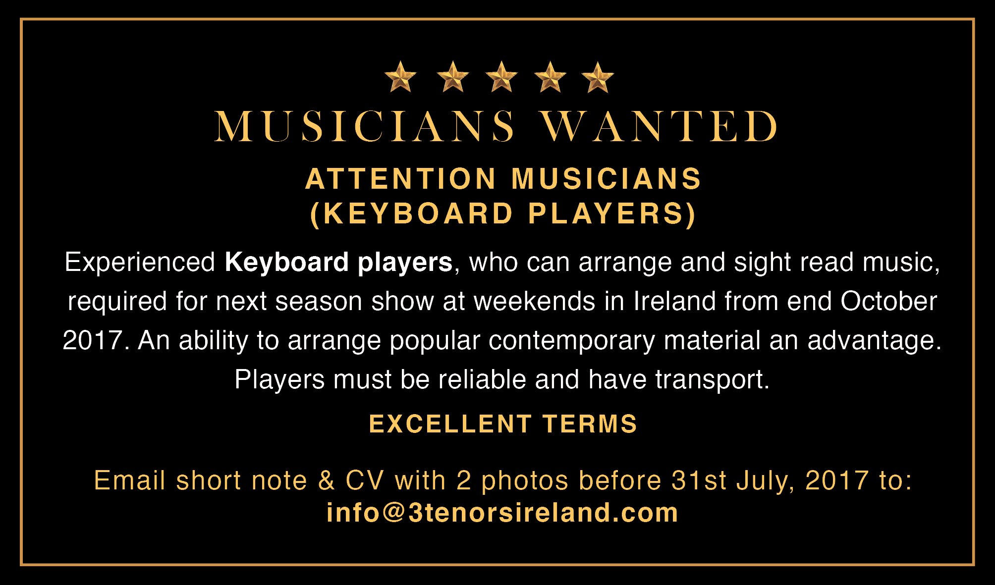 Musicians Wanted