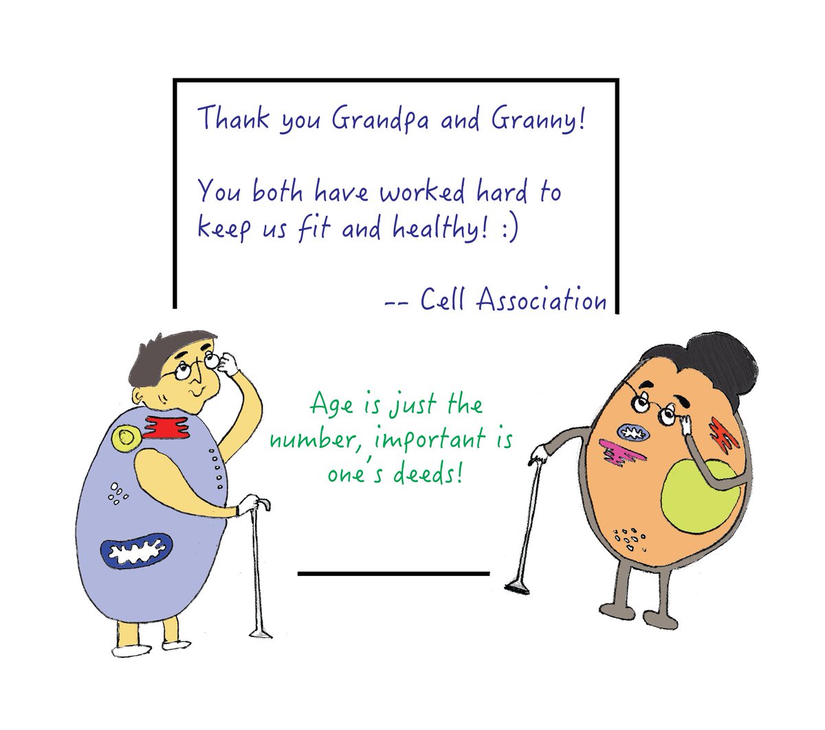 Cell Biology Cartoon