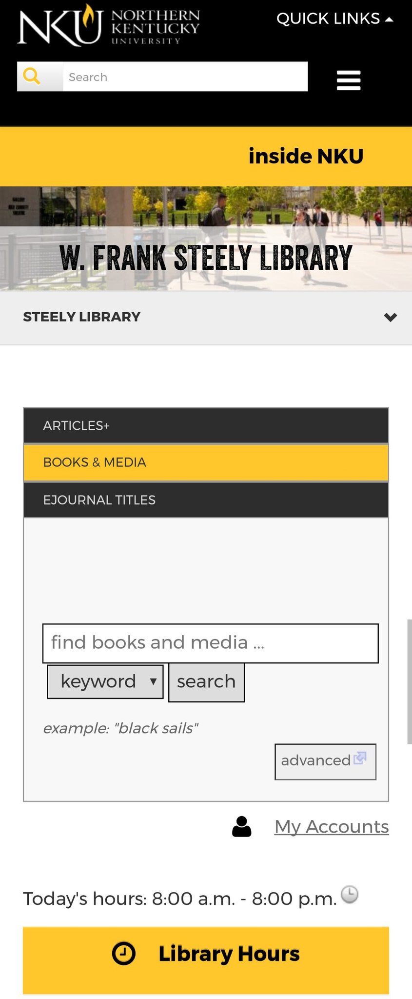 Steely Library NKU on Twitter: "Don't forget to check out our new-look, mobile-friendly website ...