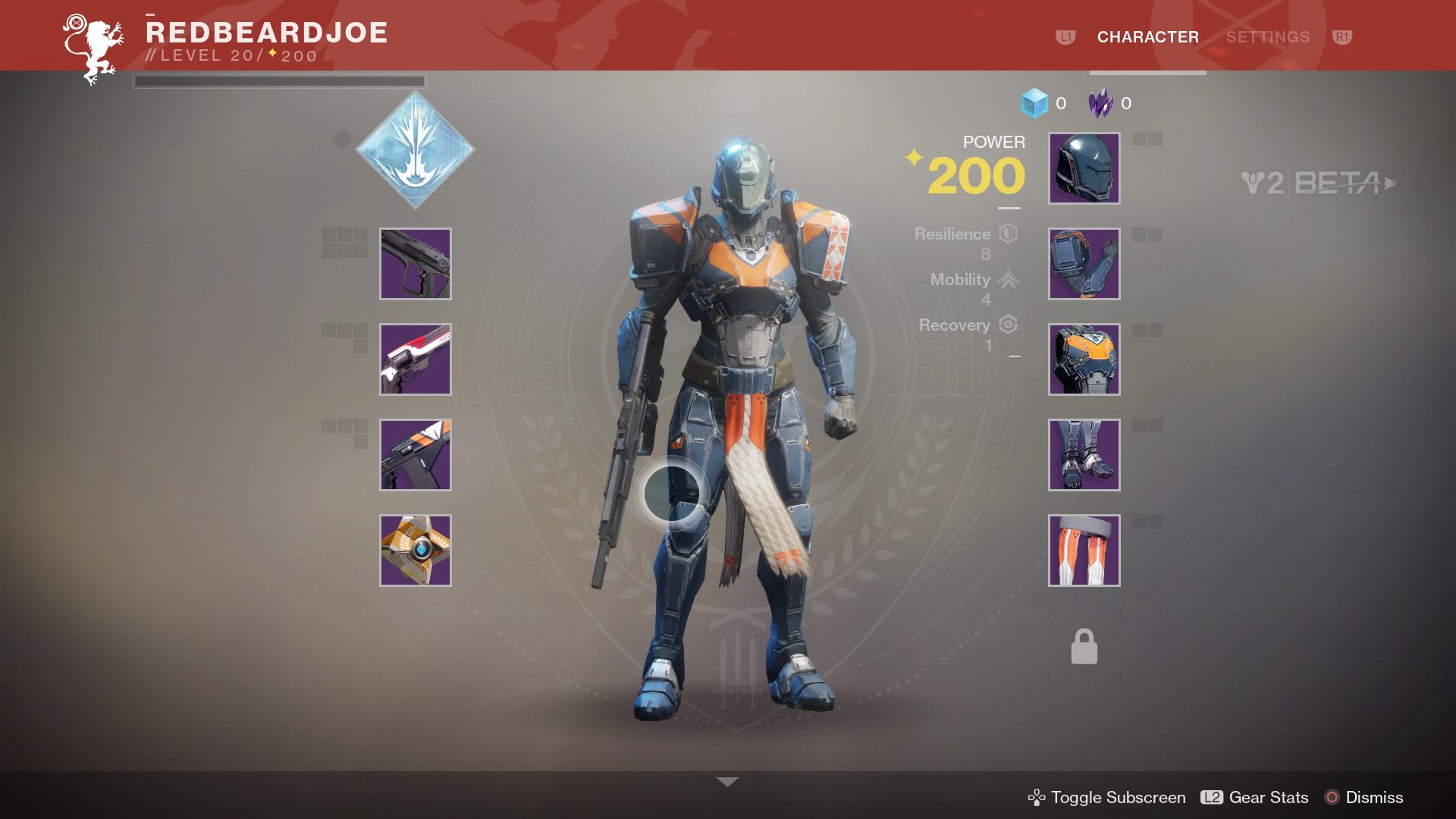 Destiny Vanguard Armor