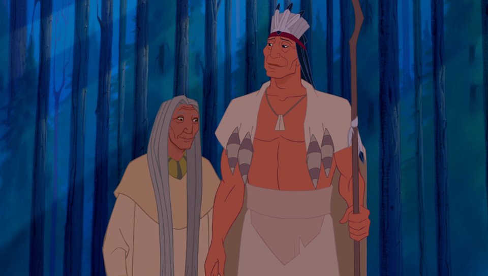 Chief Powhatan Pocahontas