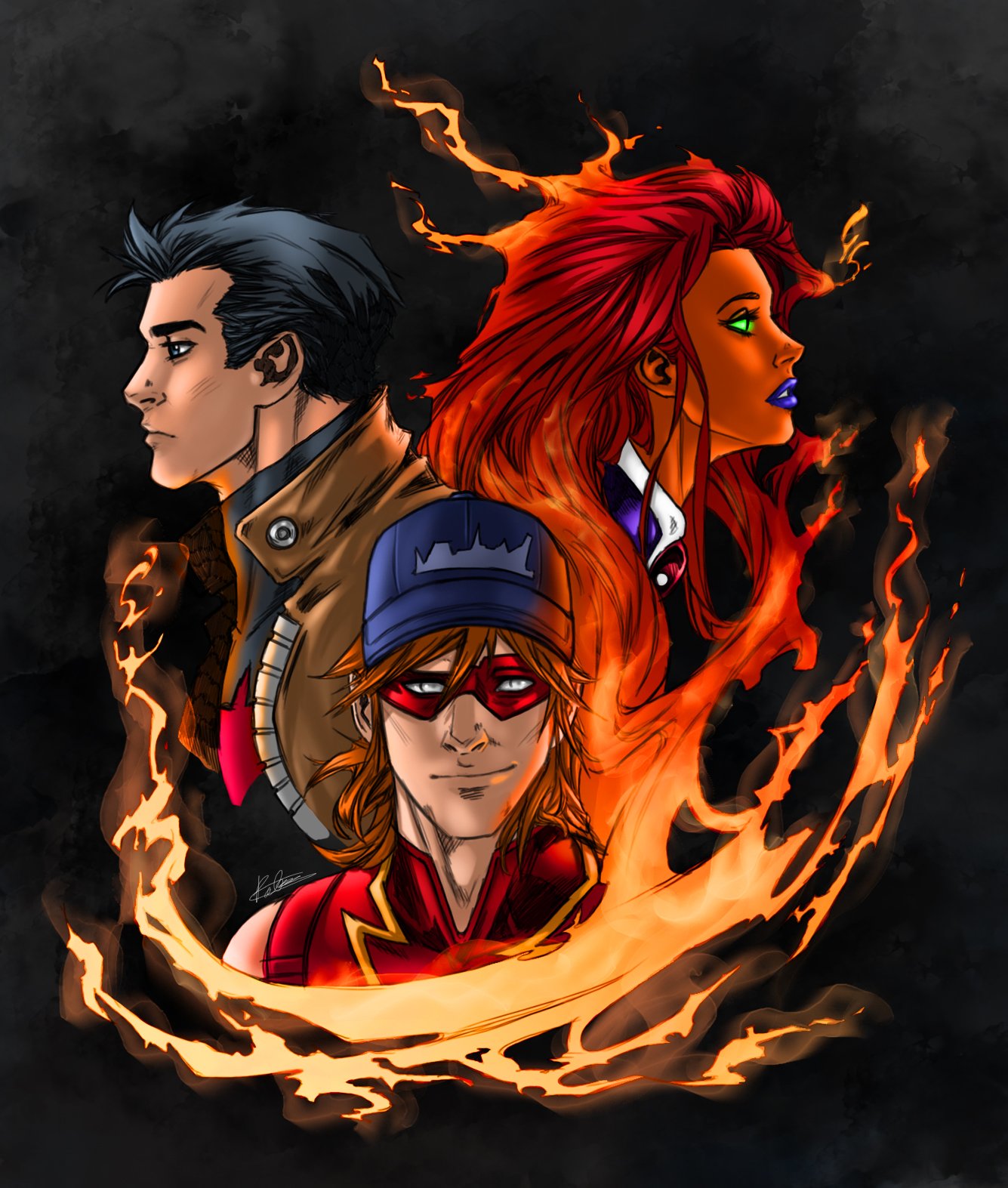 Starfire Red Hood And The Outlaws
