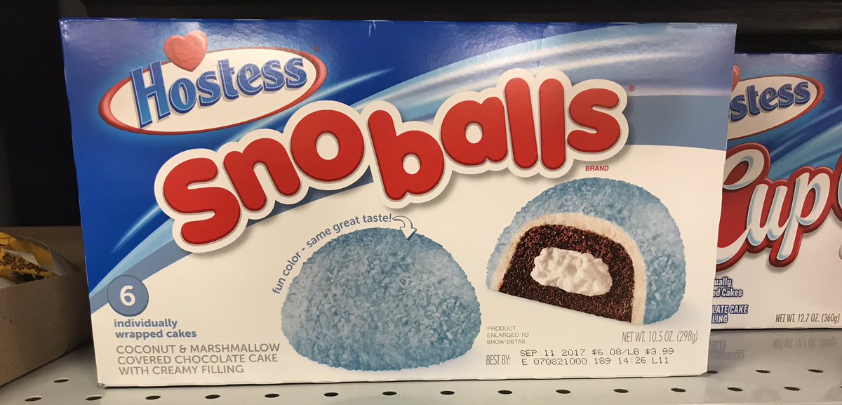 hostess snowballs blue