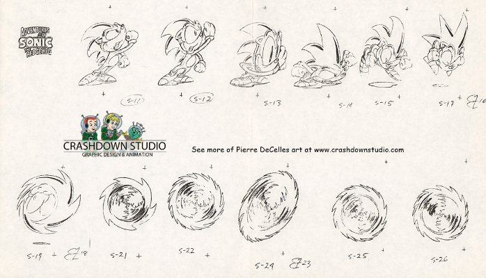 Sonic Character Model Sheet