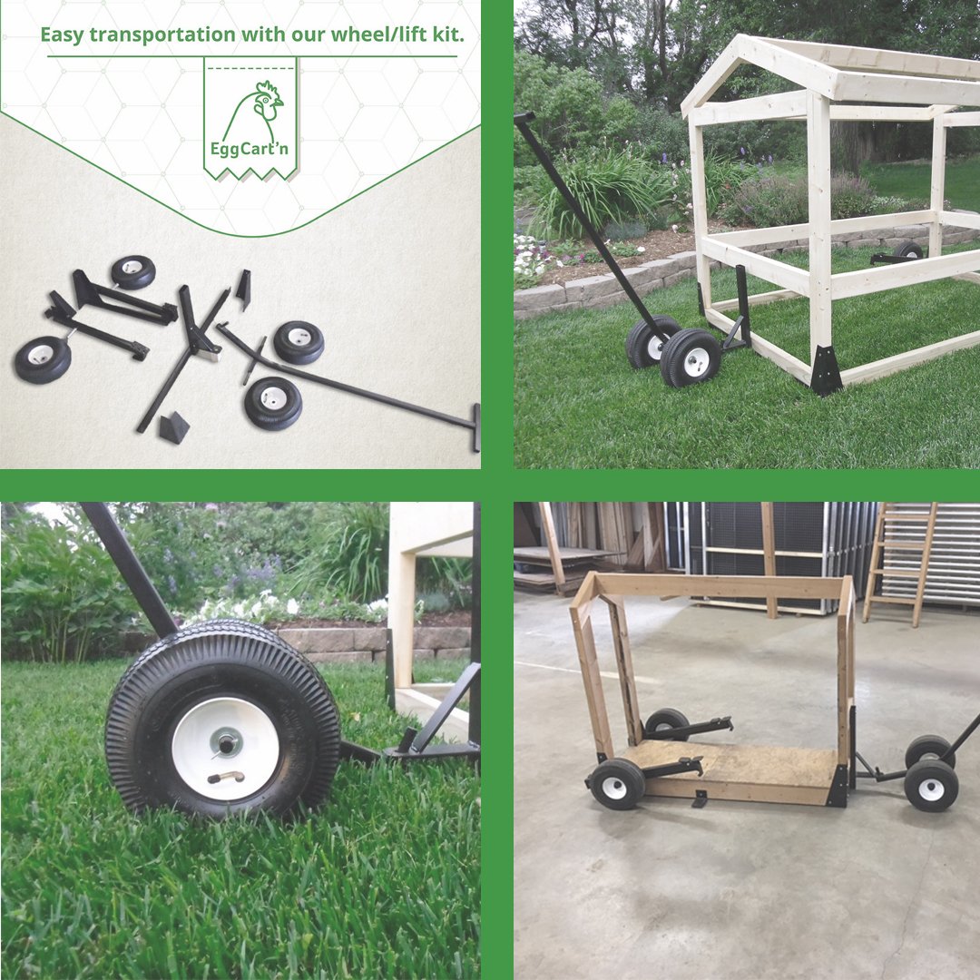 Chicken Tractor Wheel Lift Blueprints Aart's Hoop Coop / Chicken