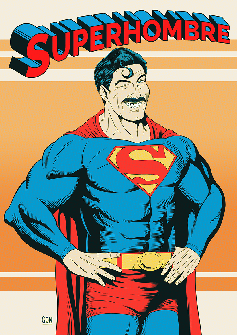Superman With A Mustache