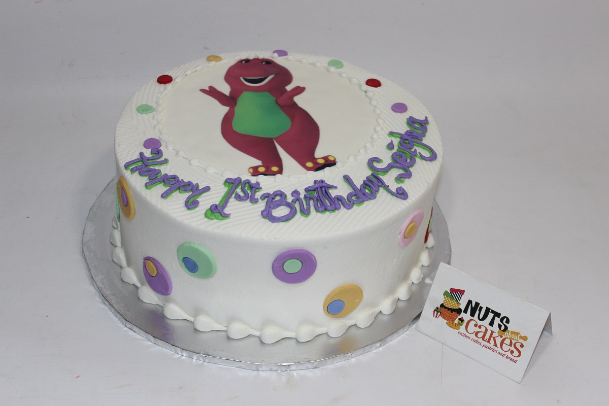 Fondant Barney Cakes
