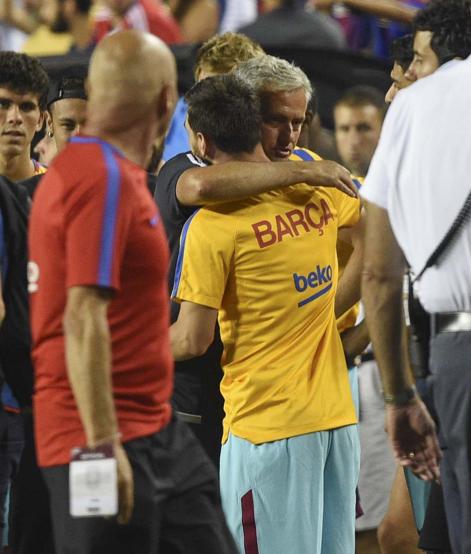 Jose Mourinho And Messi