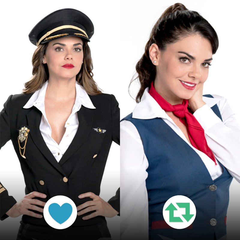 De azafata o de piloto, ¿cómo te gusta ver a yolanda cadena ...
