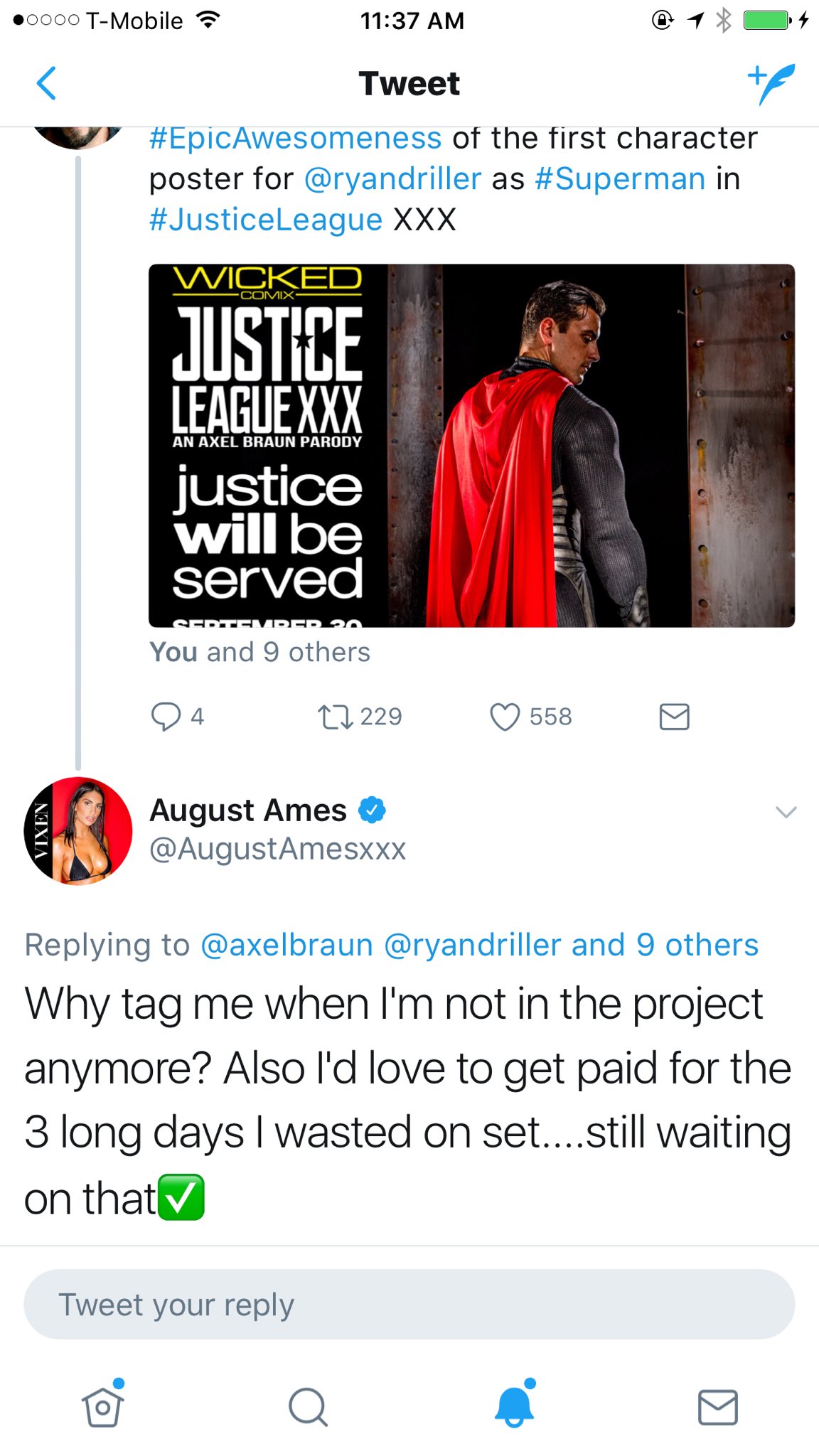 TW Pornstars - 1 pic. August Ames. Twitter. Shouldn't be surprised ...