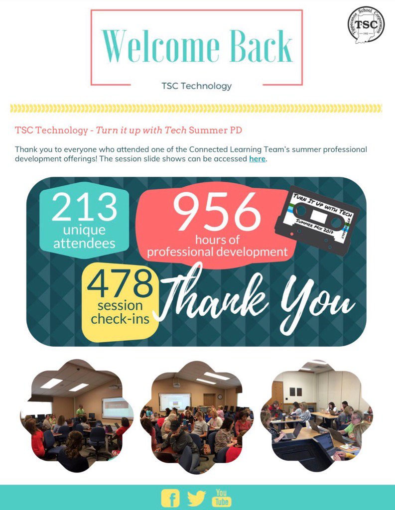 TSC Technology Dept on Twitter: "#TSCSchools Staff: Check out this year ...