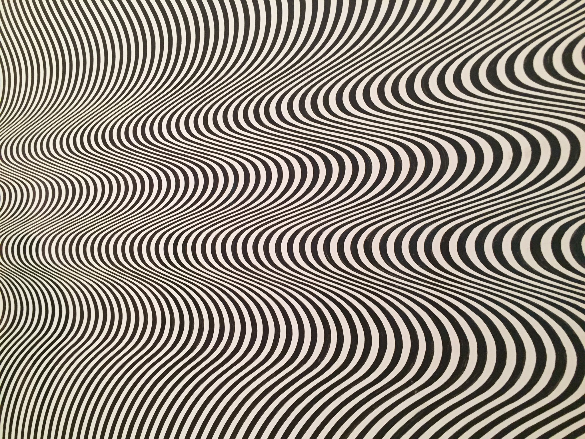 Bridget Riley Op Art Paintings