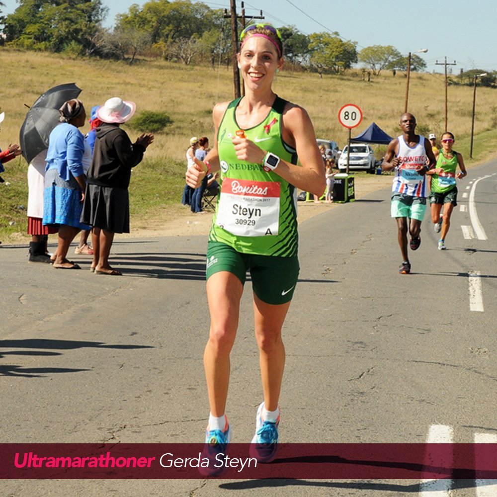 Gerda Steyn: Gerda Steyn is a rising star in the world of ultra-running
