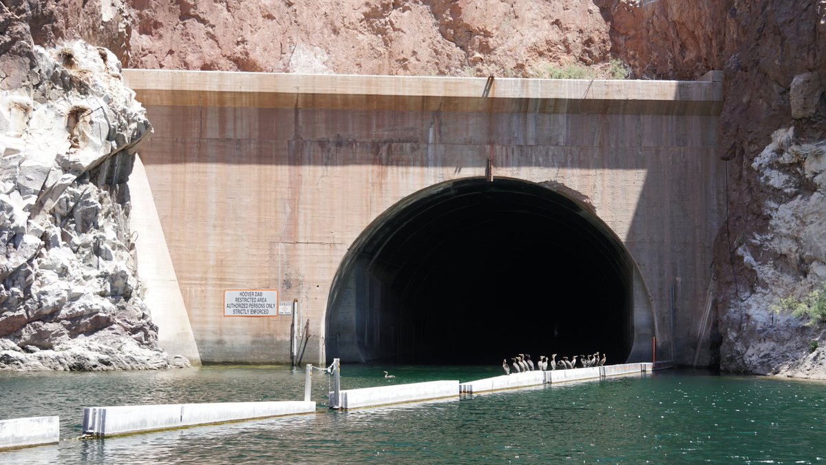 Inside Hoover Dam Spillway