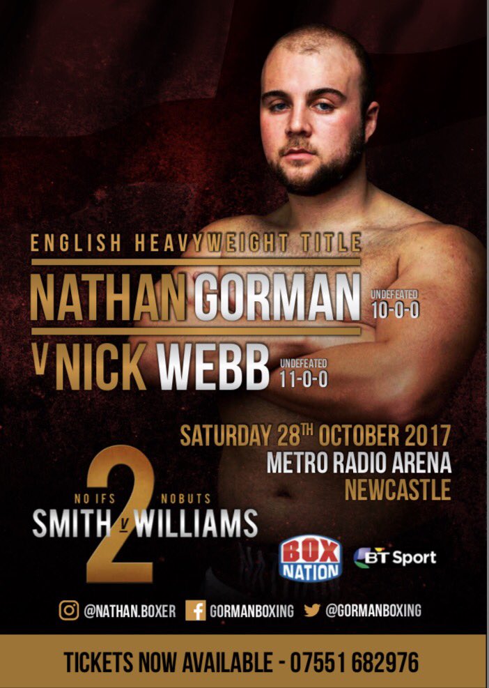 Nathan Gorman (@GormanBoxing) | Twitter