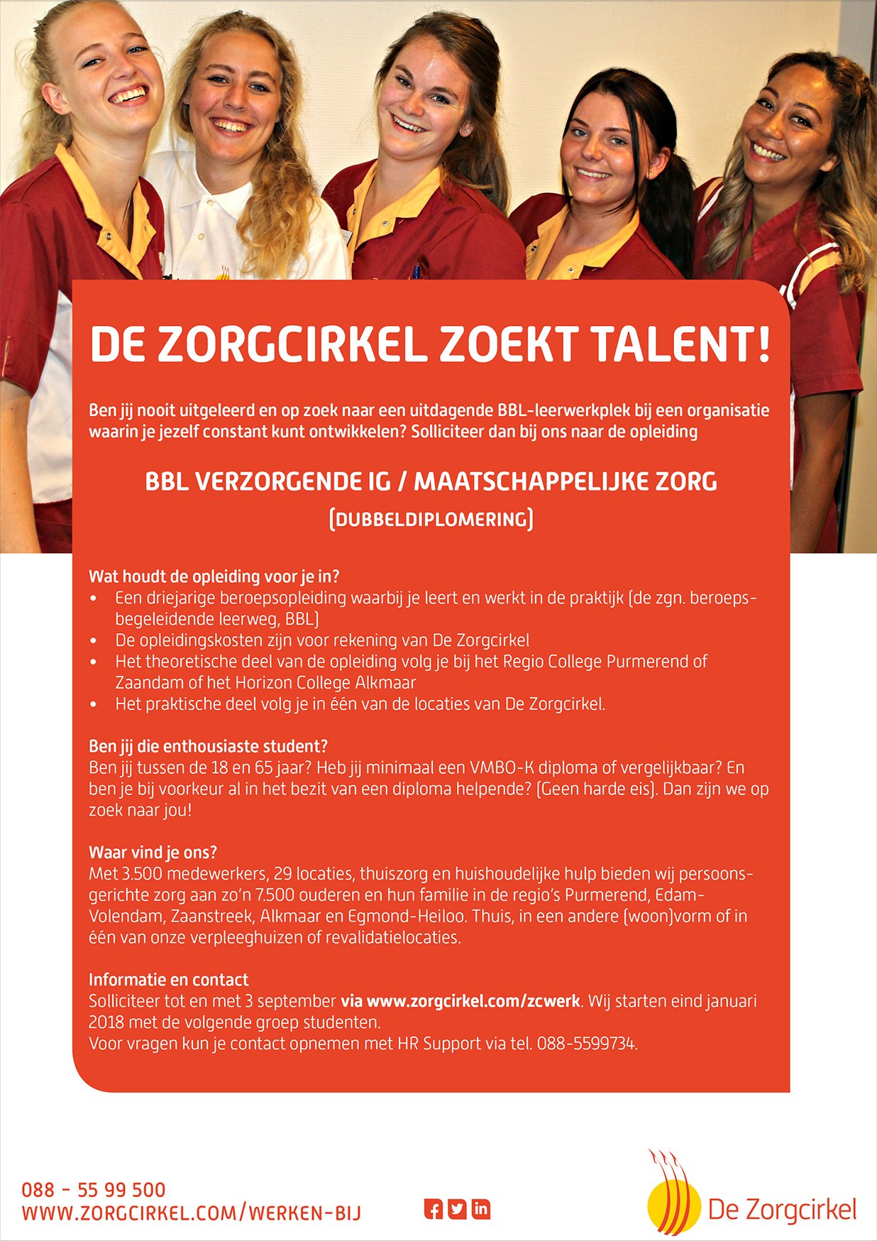 De Zorgcirkel On Twitter Wij Zijn Op Zoek Naar Talent Kijk Voor