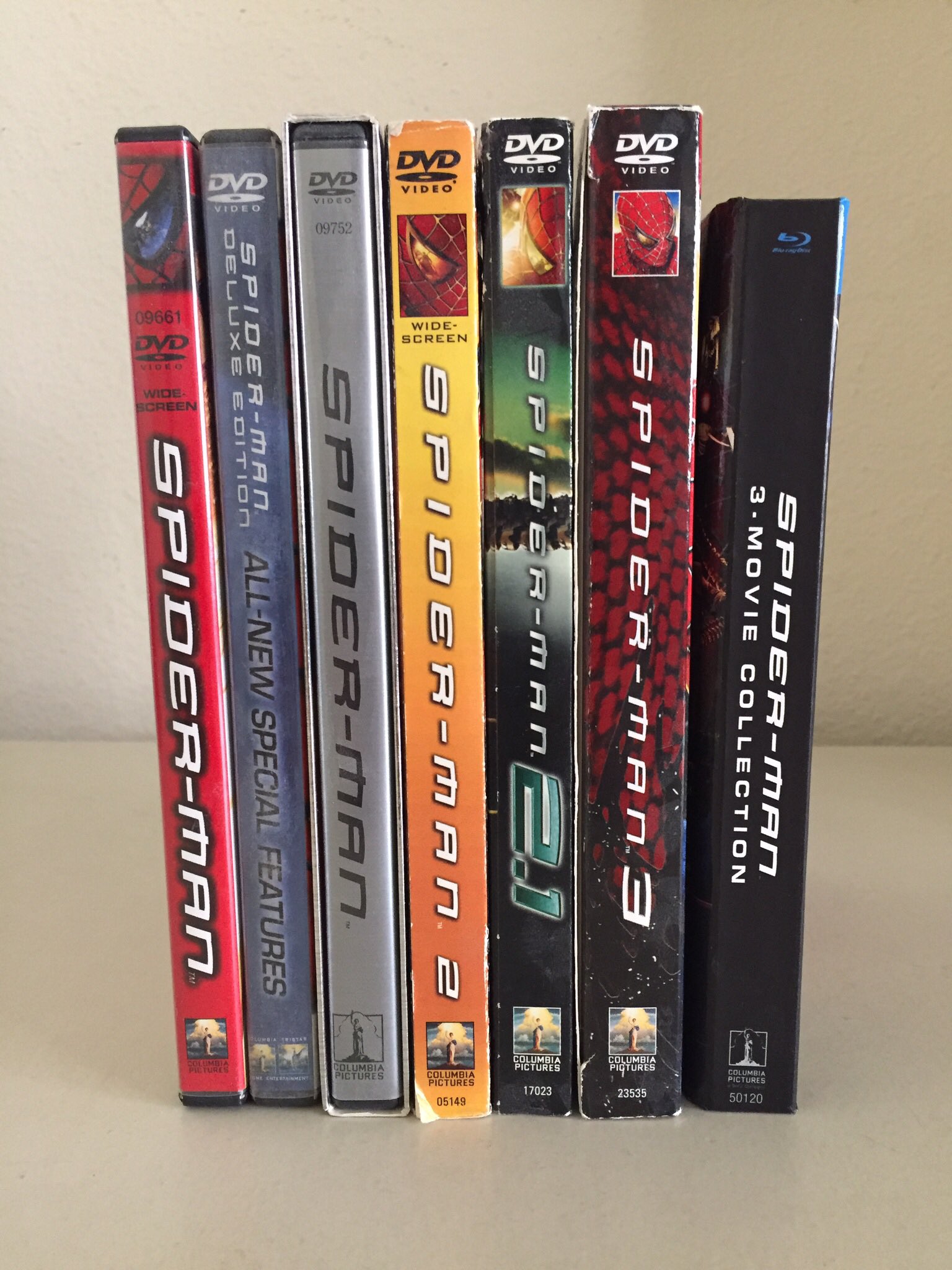 Spiderman Trilogy Dvd