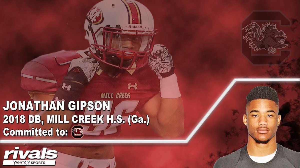 2018 3* CB Jonathan Gipson commits to South Carolina : r/CFB