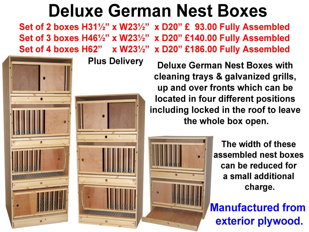 Pigeon Loft Nest Boxes