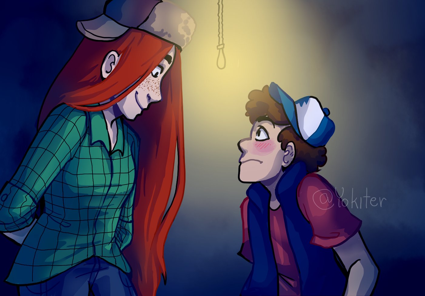 Gravity Falls Dipper And Wendy Love