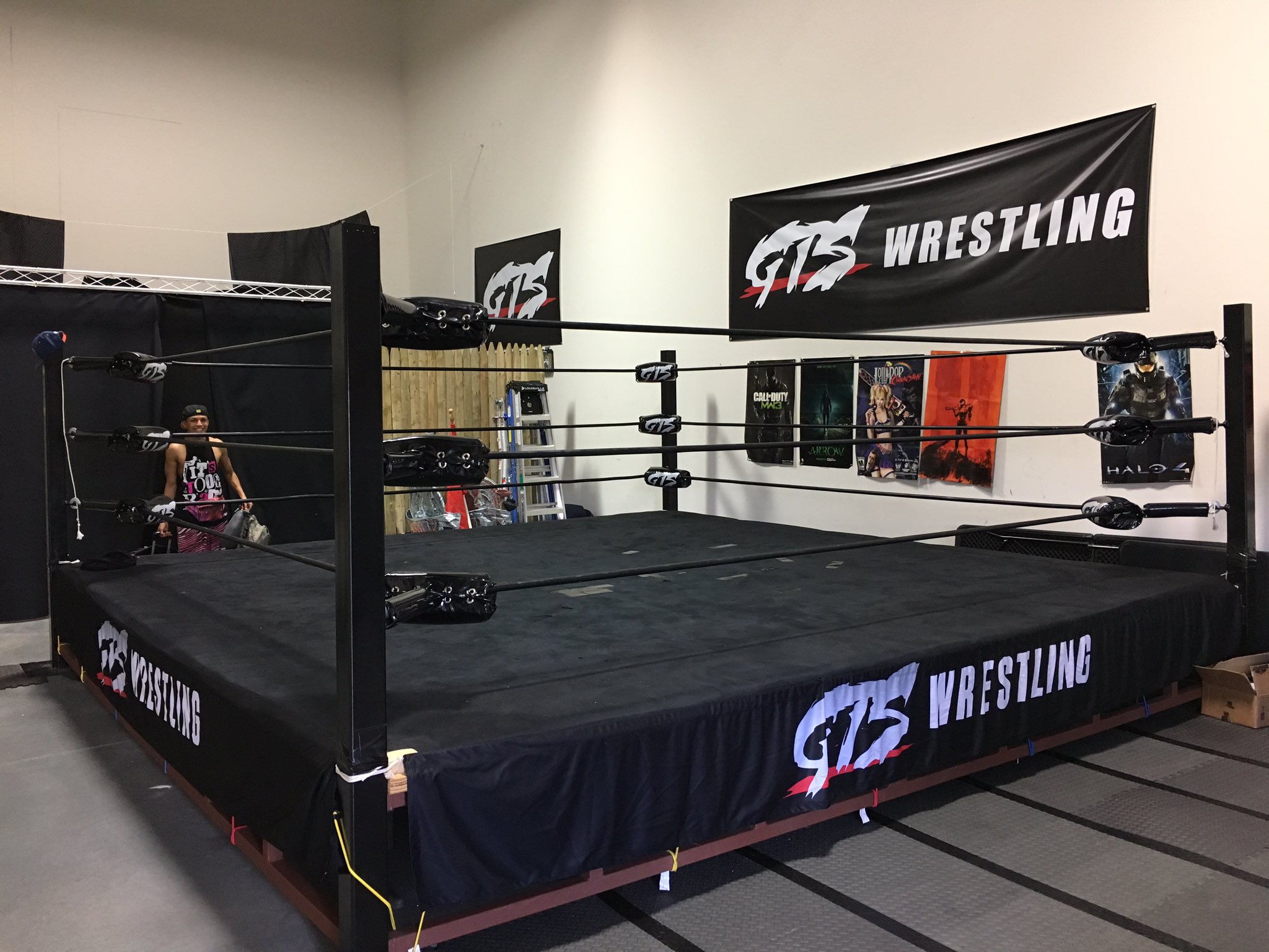 Wrestling Ring Backyard