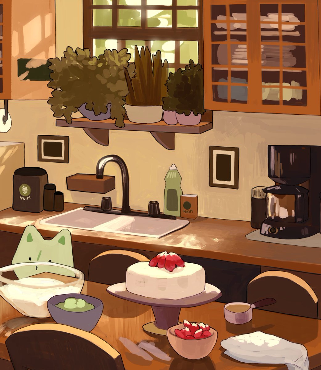 Aesthetic Cafe Drawing