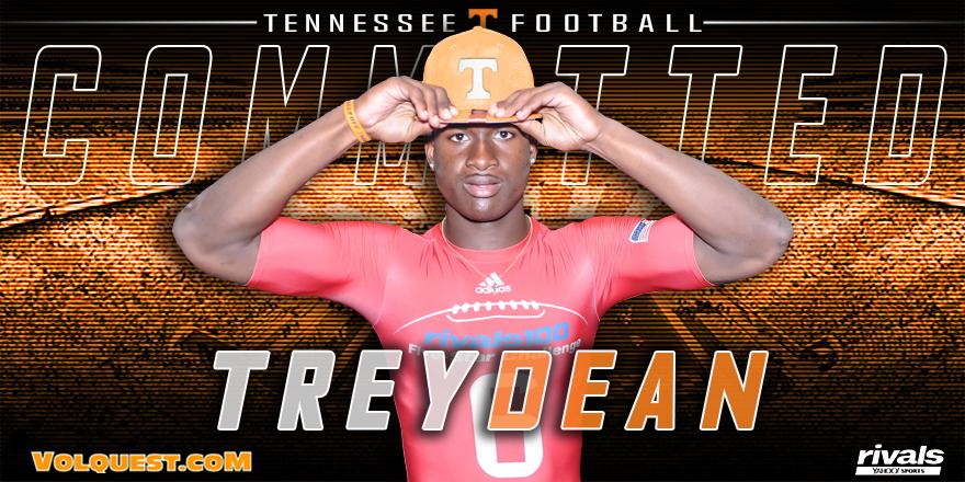 2018 4* S Trey Dean commits to Tennessee : r/CFB