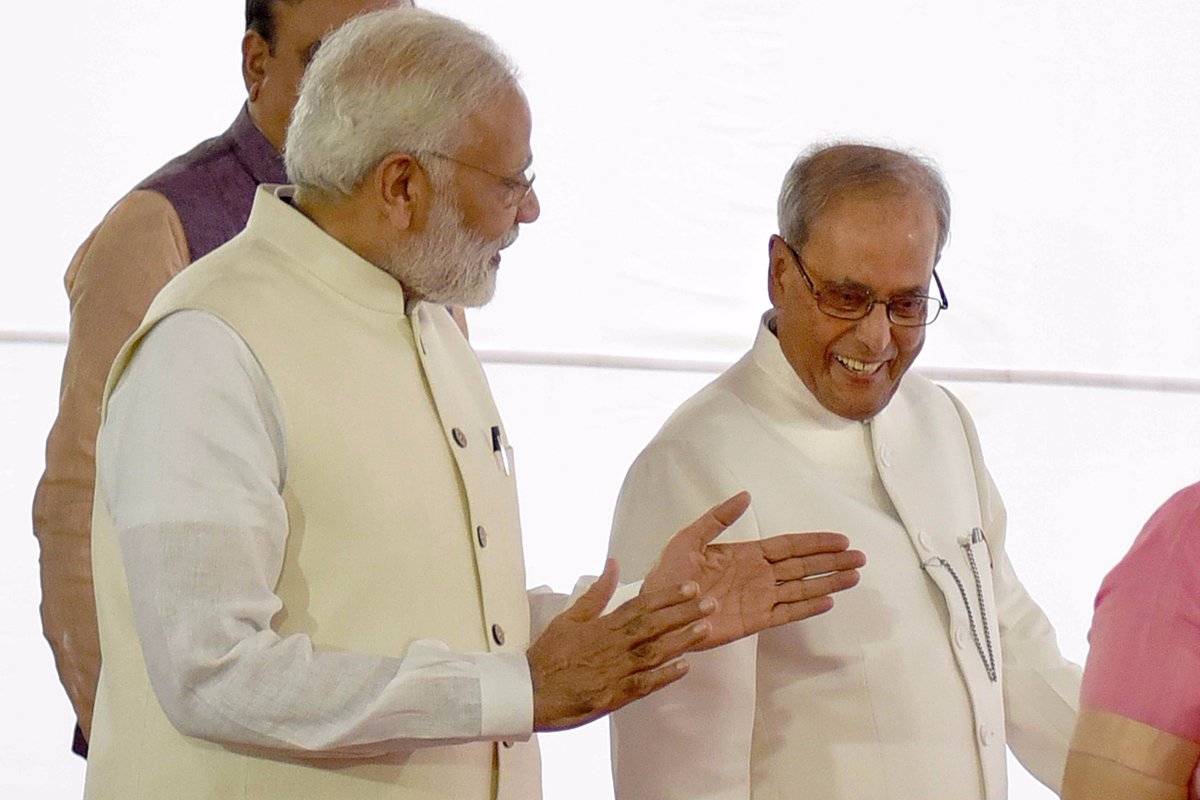 Pm Narendra Modis Touching Farewell Letter To President Pranab