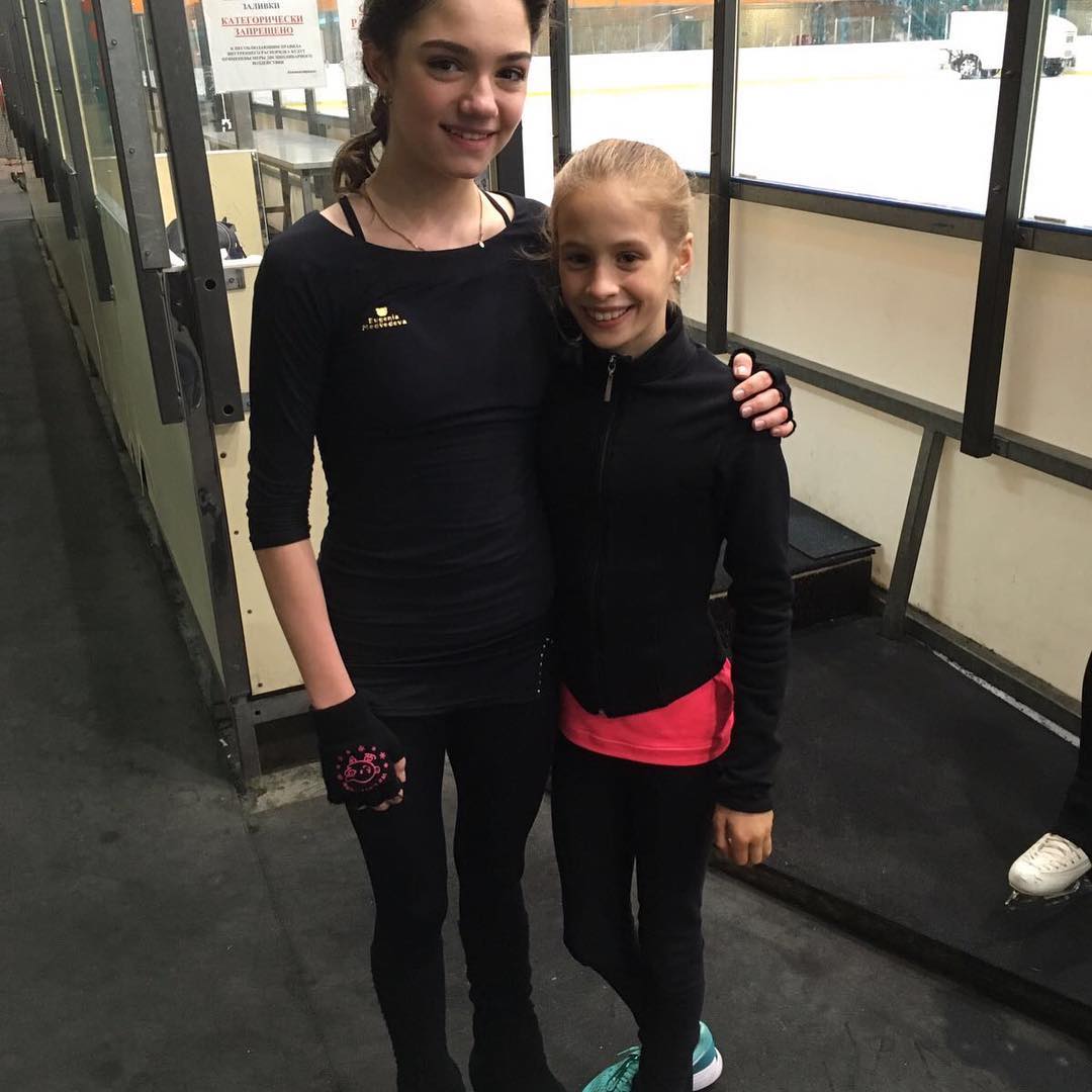 Team.Moonbear on Twitter: "Post on Instagram: Evgenia Medvedeva and Kimmy Repond (Swiss figure ...