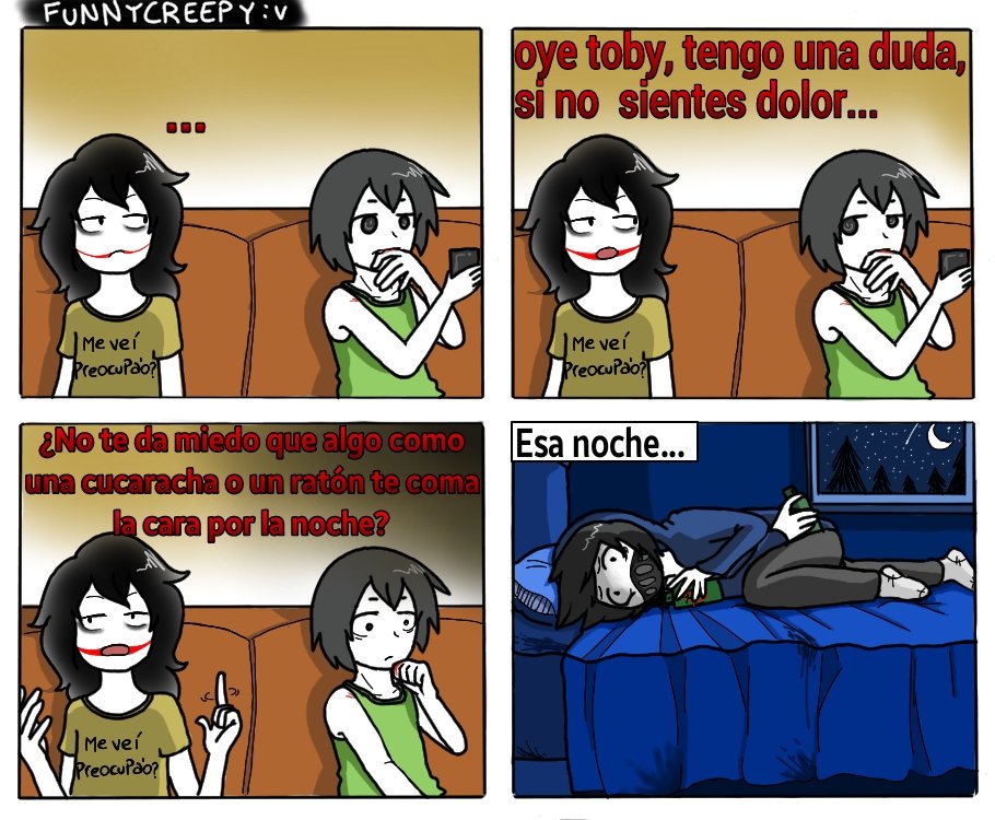 Funny Creepypasta Comics Ticci Toby