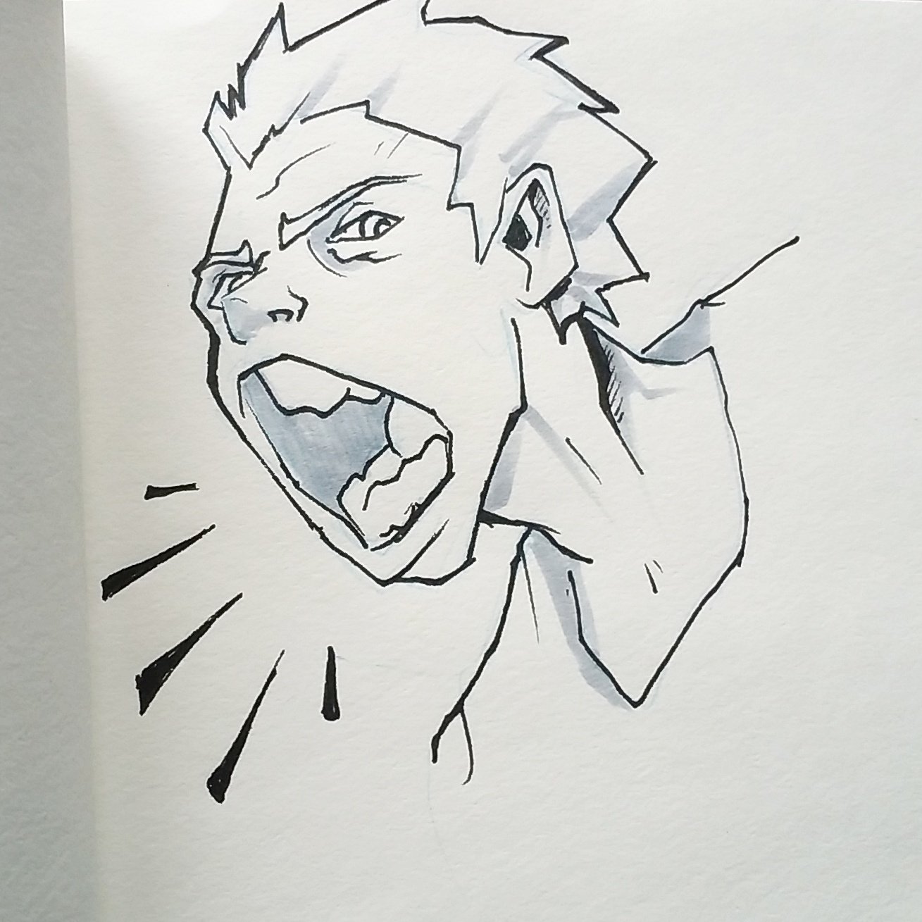 How To Draw Anime Yelling