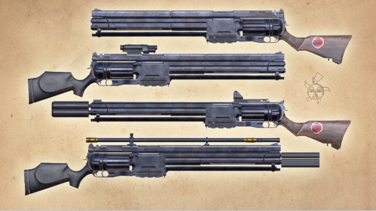 Fallout 4 magnum revolver rifle - titogem