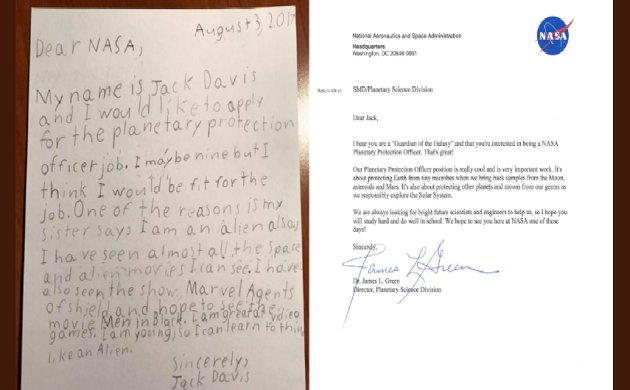 Nasa Letter Of Acceptance