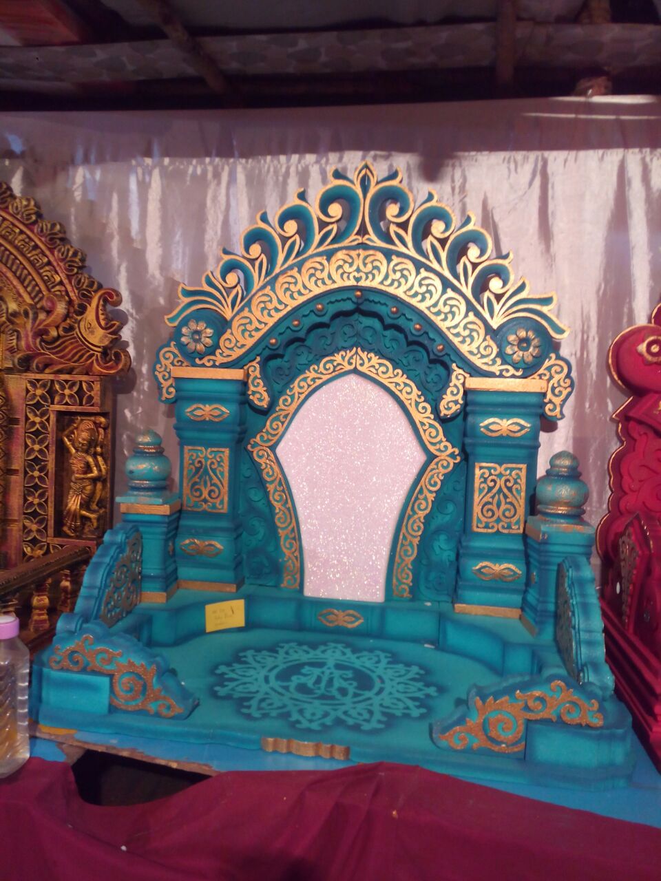 Ganpati Decoration Open Makhar