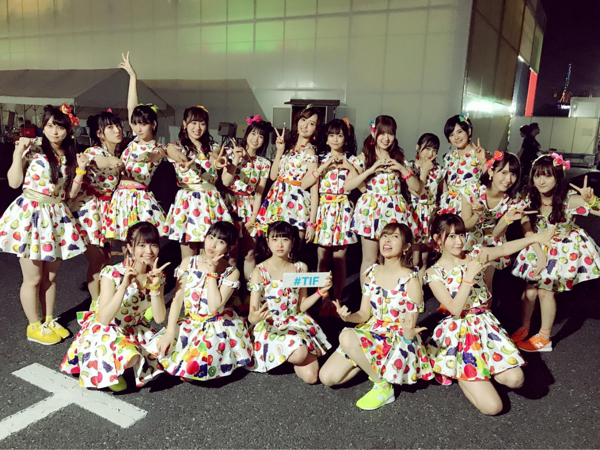 hakatayossha on Twitter: "HKT48's sousenkyo rankers (+Haruppi) at TIF 2017🔥 https://t.co ...