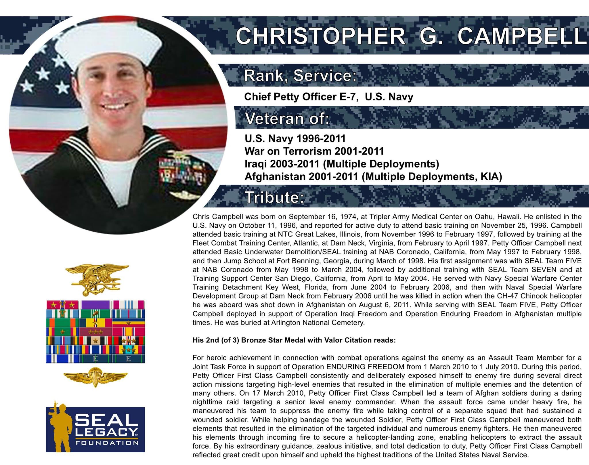 Chris Campbell Navy Seal