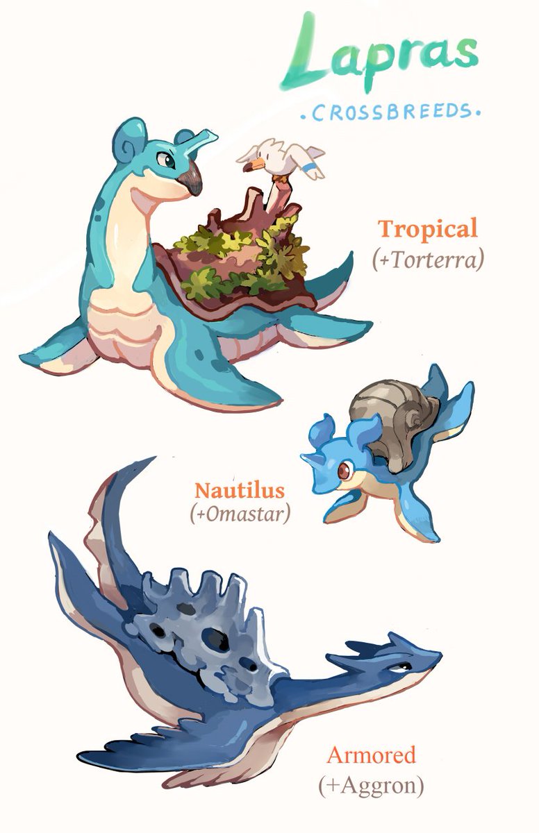 Off-Model Marine Creatures by Omegawatt : r/pokemon