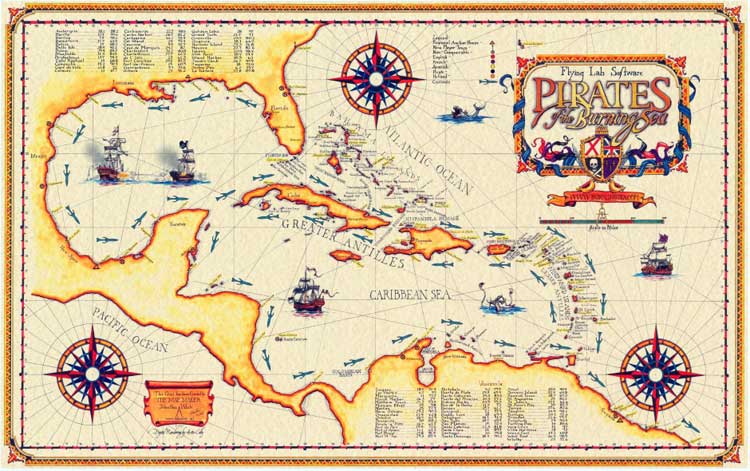 Pirates Of The Burning Sea Map