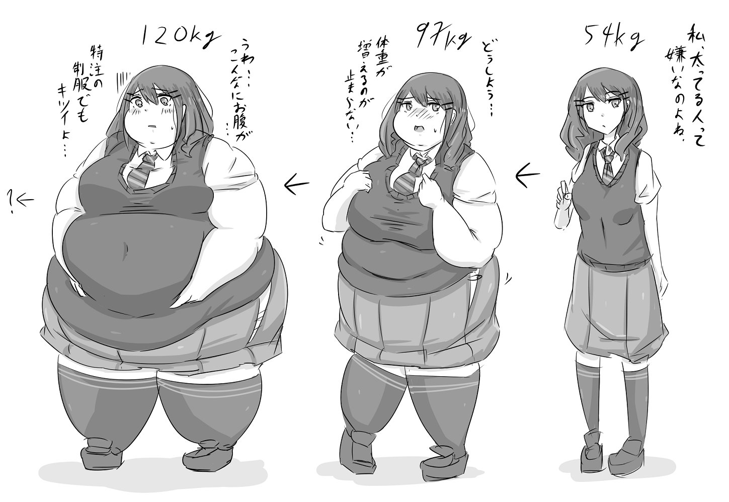 ホニさん Honi San בטוויטר デブが嫌いな子の食欲を増幅させて太らせる展開 久々にこういう構図の絵描いた気がする Free Download Nude Photo Gallery 
