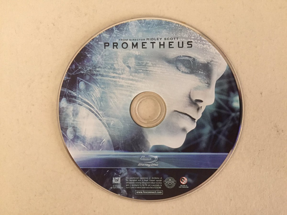 Prometheus Blu Ray Cover