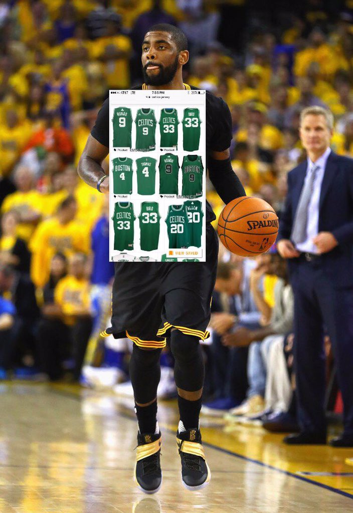 Official first look at the new 2k18 cover of Kyrie. No Joke. : r/nba