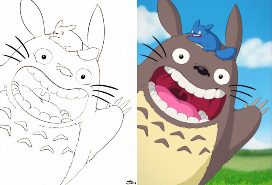 Totoro Outline